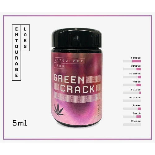 Entourage Labs Green Crack Strain Profile – Pesamic Group - Vape Wholesaler
